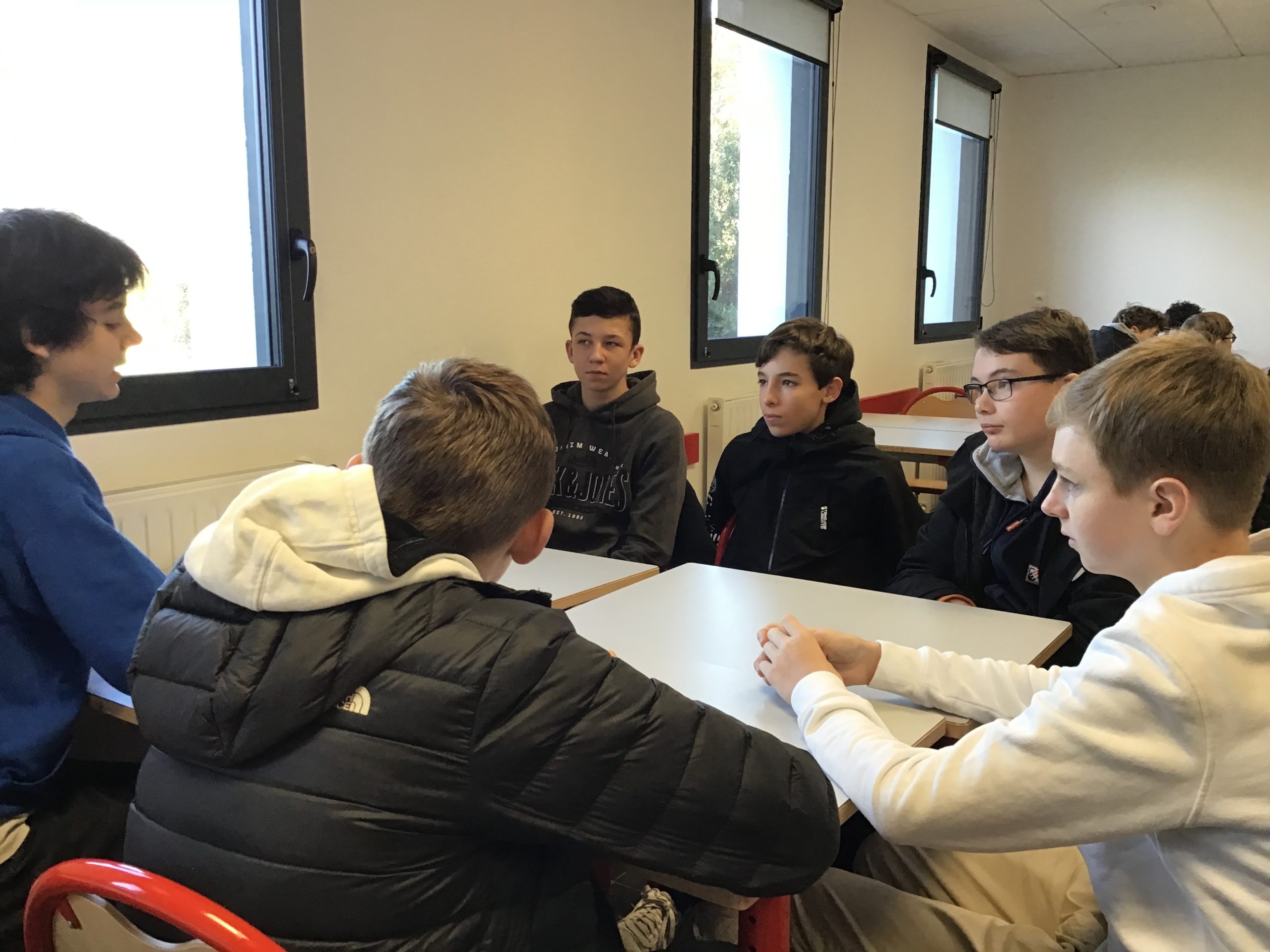 Les 3ème du réseau visitent le lycée Ste Anne - Sainte Anne - Saint Louis